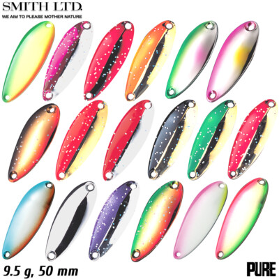 Smith Pure 9.5 g, 50 mm Assorted Colors Trout Spoon | eBay