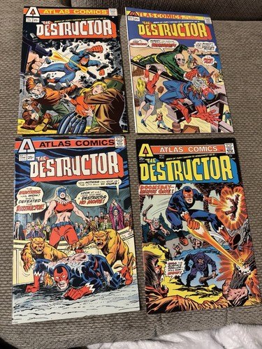 The Destructor #1-4 Set - Atlas Comics 1975 - 1st Appearance | eBay