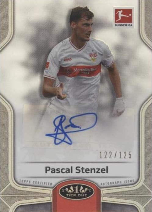 2020-21 Topps Tier One Bundesliga - Breakout Autographs Pascal Stenzel #BO-PS /125 (AU, RC) for ...