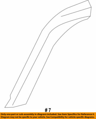 75741-35150 Toyota Moulding, rear door, outside rh 7574135150, New ...