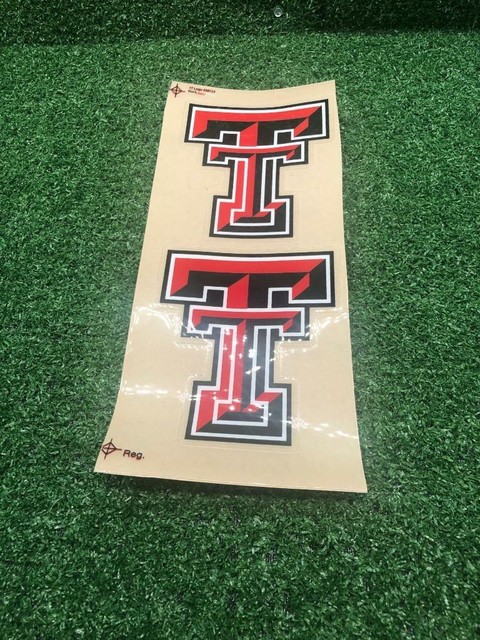 Texas Tech Red Raiders Full Size Football Helmet Decals | eBay