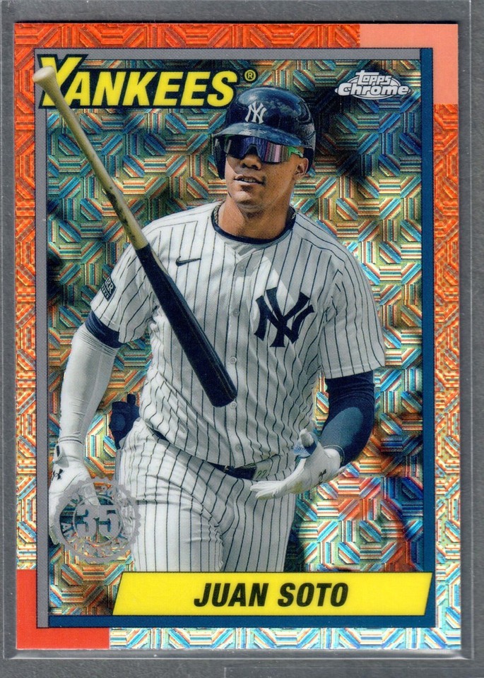 2025 Topps Series 1 Silver Pack 1990 Topps Chrome Mojo Refractor ~ You ...