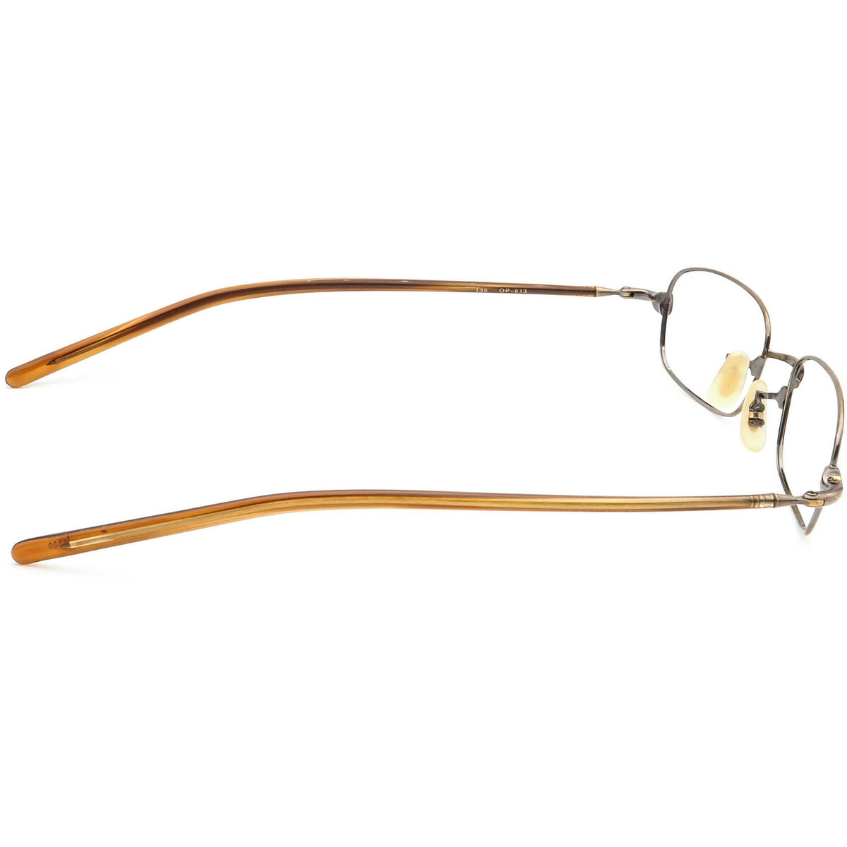 Oliver Peoples Eyeglasses OP-613 Antique Gold/Brown Oliver Peoples Eyeglasses OP-613 Antique Gold/Brown