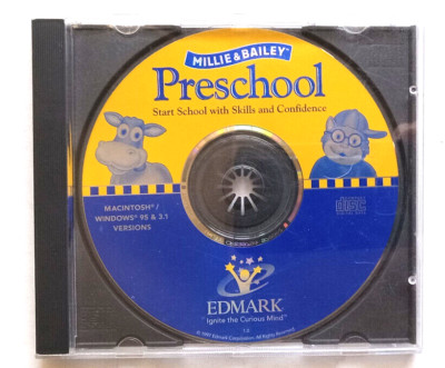 Edmark Millie & Bailey Preschool (Windows 95 & 3.1) | eBay