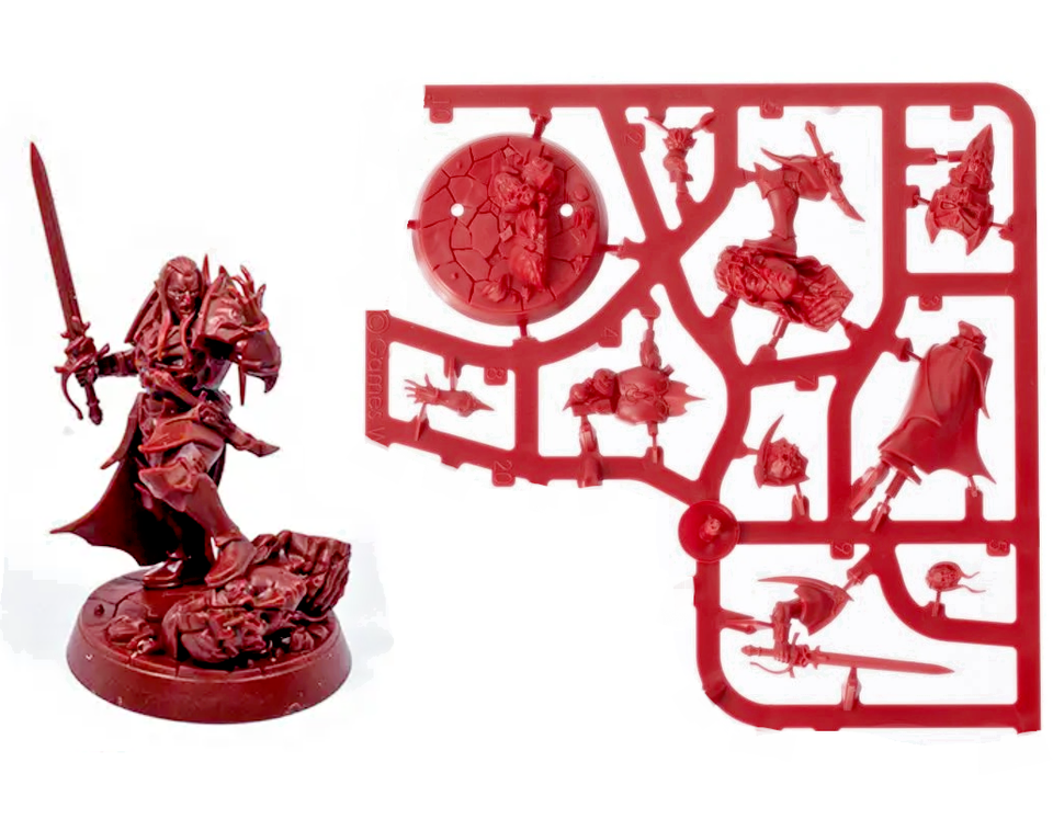 The Crimson Court Miniature Multi-listing WARCRY Crypt of Blood Vampire ...