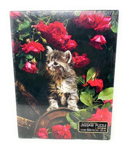 SPRINGBOK The Way of a Cat 500 Piece Jigsaw Puzzle Complete 18x23" | eBay
