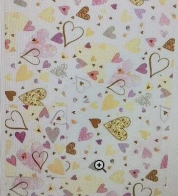 WEDDING ANNIVERSARY love WRAPPING PAPER 2 SHEETS GIFTWRAP GIFT WRAP+ 1 ...