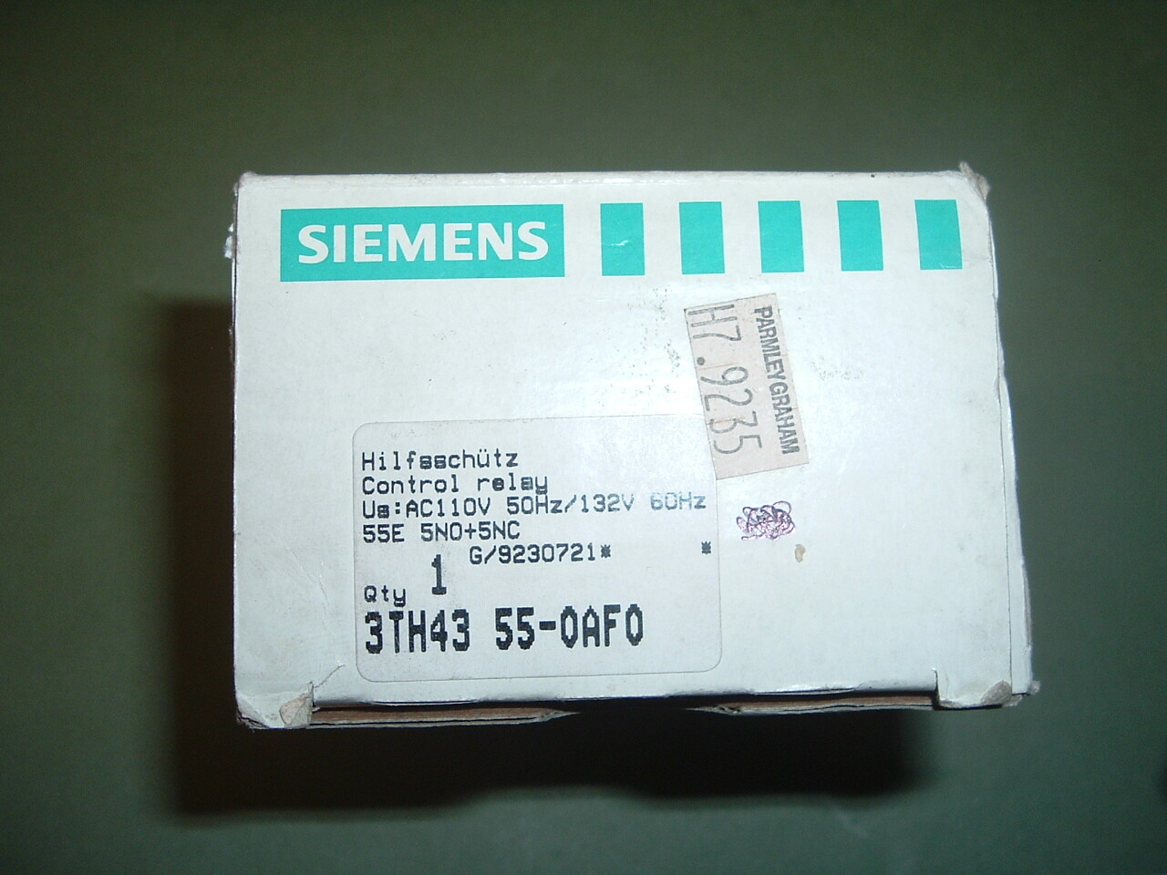 Siemens 3th4355-0af0 Schütz Contactor 3th4355 0af0 NFP for sale online ...