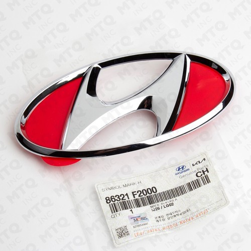 86321-F2000 Genuine Trunk "H" Emblem compatible with 2017-18 Elantra ...