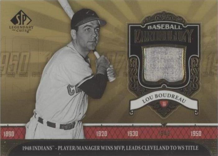 2006 SP Legendary Cuts - Baseball Chronology Lou Boudreau #BC-LB ...