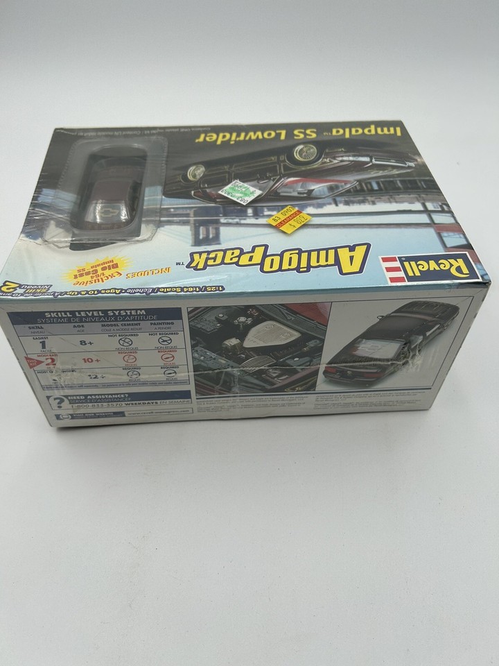 Revell Impala SS Lowrider Amigo Pack 1/25 Model Kit + Diecast 85-6686 ...