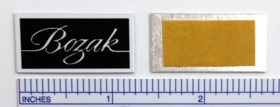 Bozak Speaker Badge Logo Emblem White version | eBay