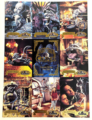 1995 Casper Premiere Edition Uncut Trading Card Promo Sheet from Fleer ...