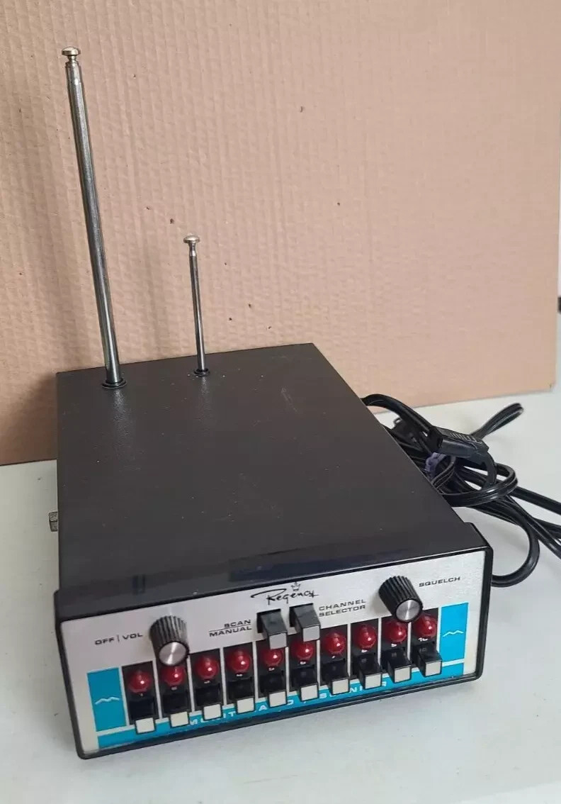 Vintage Regency Monitoradio Scanner 10 Channel - Tested To Power On | eBay