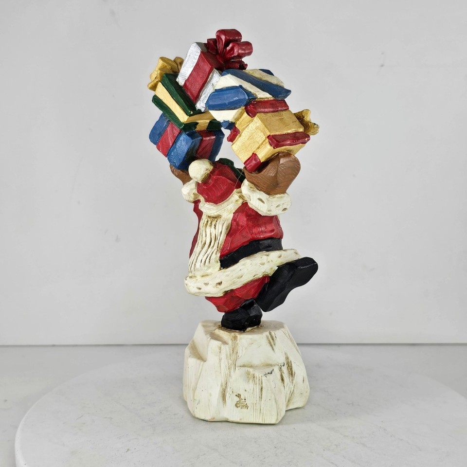David Frykman Santa Claus Figurine Holding Gifts Christmas 1995 ...