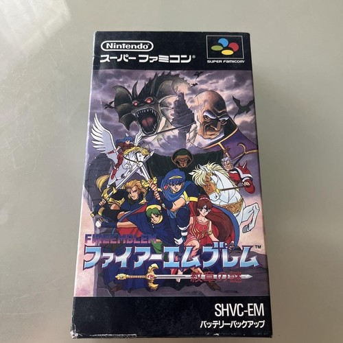 Fire Emblem Super Famicom Japan NTSC Video Game Card Retro Collectible ...