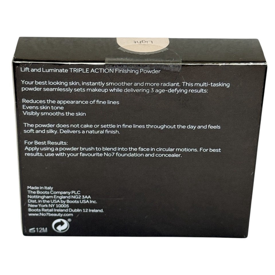 No7 Lift Luminate Triple Action Finishing Powder Light Original Formula ...