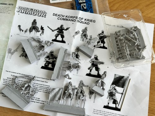 Warhammer 40K Forge World Death Korps Of Krieg Command Squad | eBay