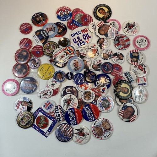 Republican Political Buttons GOP RNC Bush Dole McCain Goldsmith Quayle ...