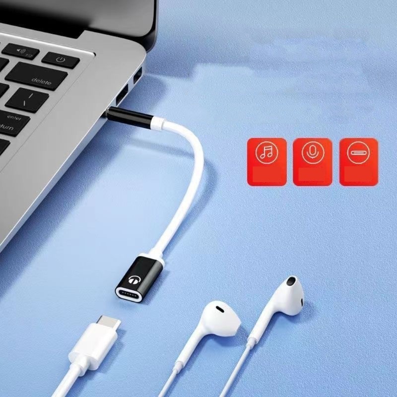 3.5mm Male to Type C Female Jacks Headphone USB C Earphone Sound ...
