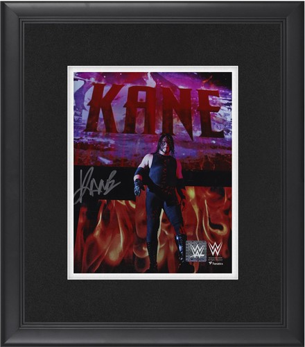 Kane WWE Framed Autographed 8" x 10" Vertical Entrance Photograph | eBay