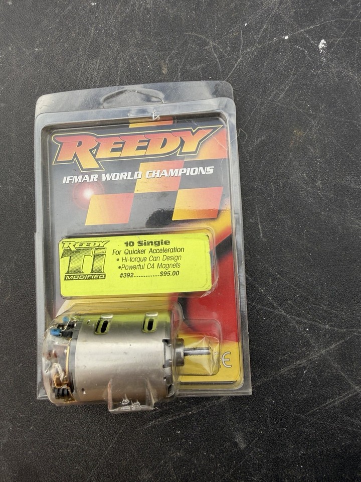 NEW Reedy Ti Modified Brushed Motor, 10T single , Vintage, Trinity ...