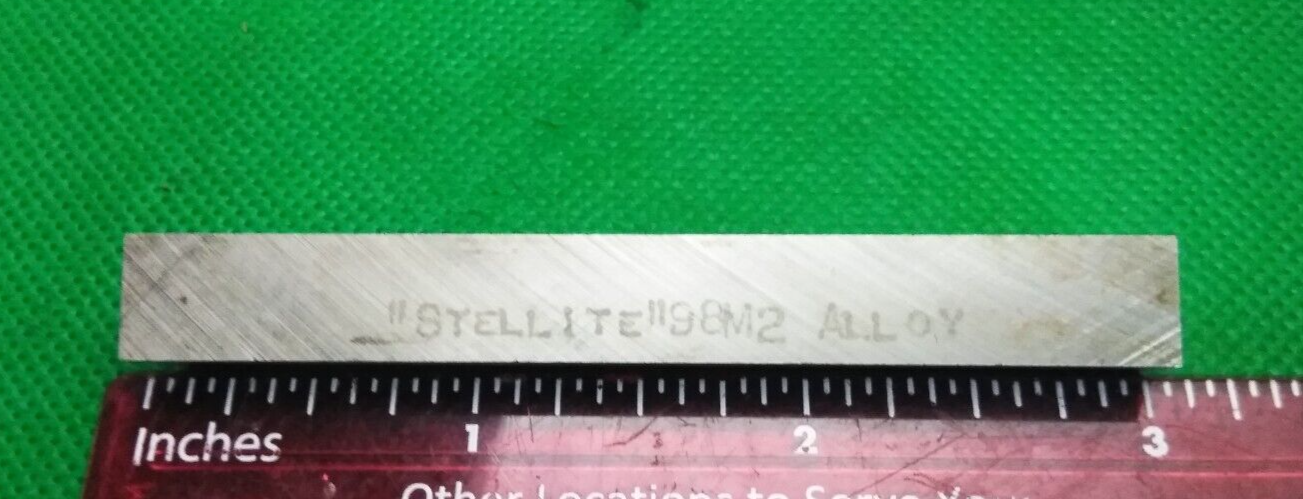 Stellite 98M2 Super Alloy Lathe Part Cut-Off Tool Bit 1/4x1/2 Machinist ...