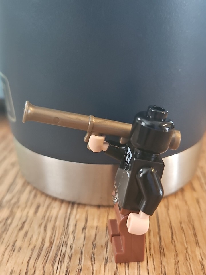 LEGO Minifigure Accessory Custom Mortar Launcher Rocket Launcher Bronze ...