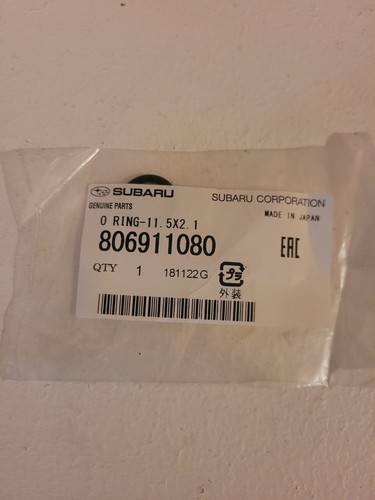 Subaru O Ring 806911080 Supersession: 806911110 | eBay