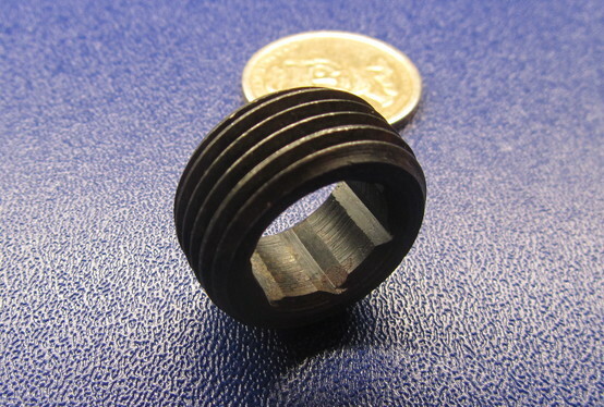 Black Oxide Hollow Jam Set Screws, 1"-12 x 1/2" Height, 5 Pieces | eBay