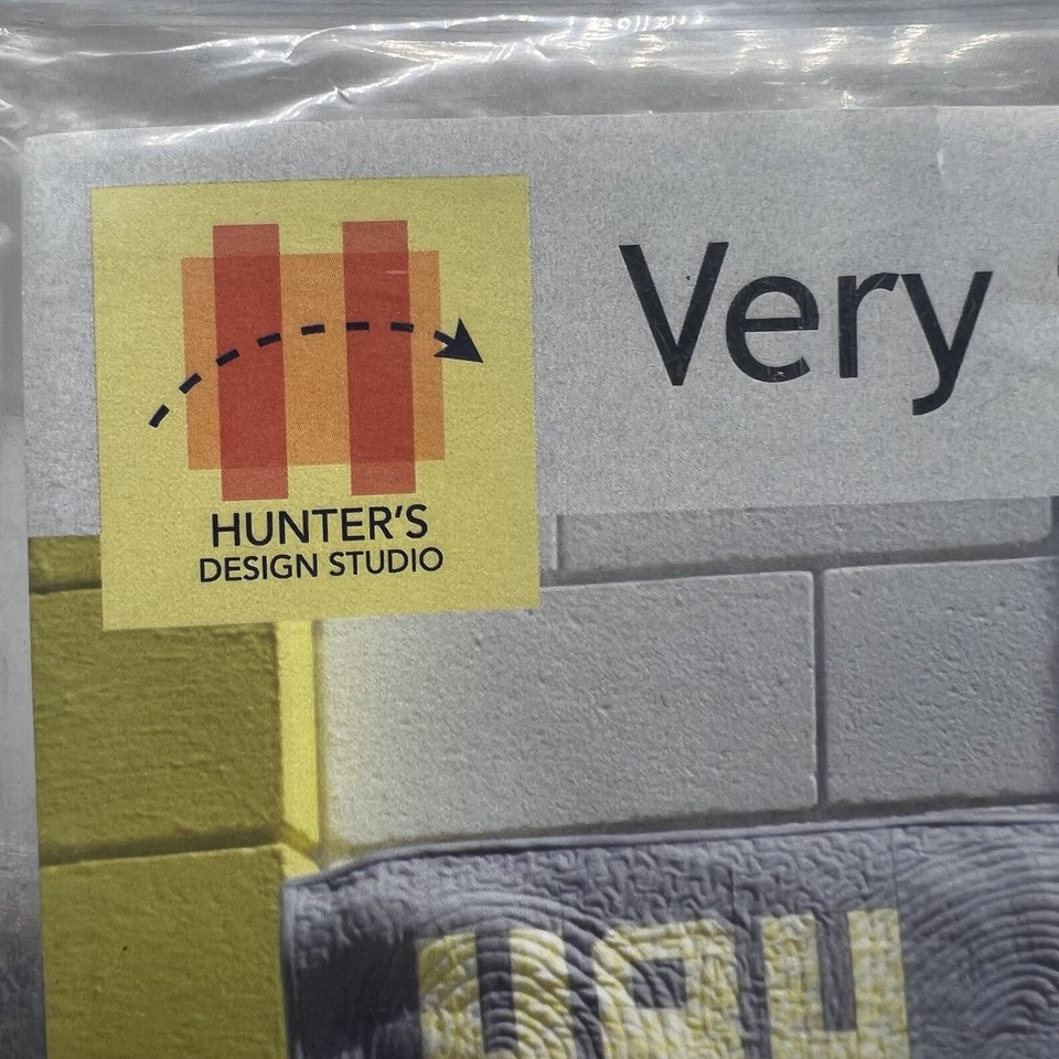 Quilt Pattern ‘VERY SLEEPY’ by Hunters Design Studio SHEEP Gray Yellow | eBay