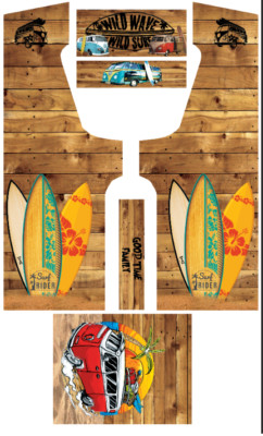 Stickers Bois Surf Combi d'arcade | eBay