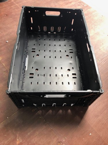 Two quality large collapsible storage foldable crate box tray | eBay UK