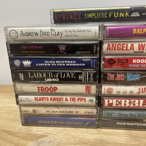 Lot Of 17 Vintage Cassette Tapes Hip Hop Rap R&B Funk Good Condition | eBay