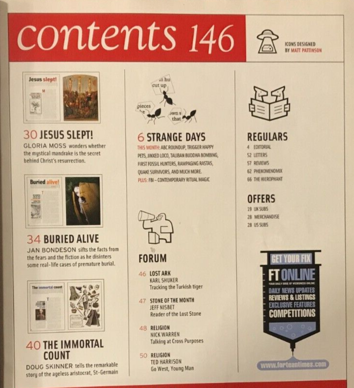 Fortean Times Magazine Issue 146 June 2001 | eBay
