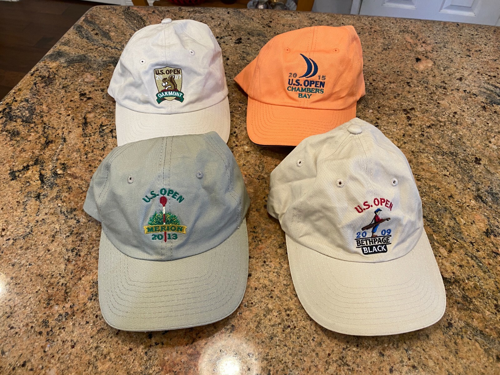 USGA US Open Golf Hat Cap Lot Of 42017,2015,2013,2009 See photos | eBay