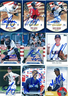 TIM LOPES SIGNED 2013 USA BASEBALL CHAMPIONS ROOKIE CARD AUTO | eBay