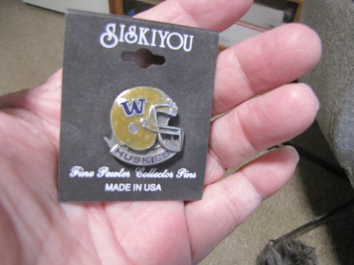 Washington Huskies Fine Pewter Pin University of Washington Football ...