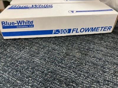 Blue-White F-300 Flowmeter F-30200P 13004-000 GPM 2" Pipe NIB | eBay