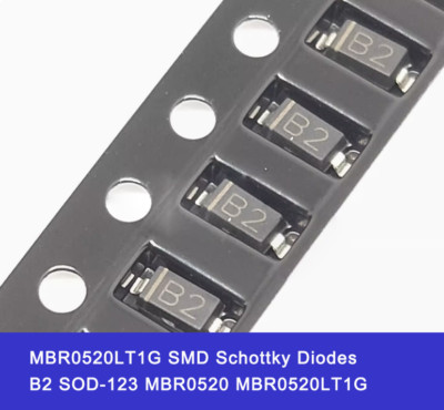 MBR0520LT1G SMD Schottky Diodes B2 SOD-123 MBR0520 MBR0520LT1G | eBay