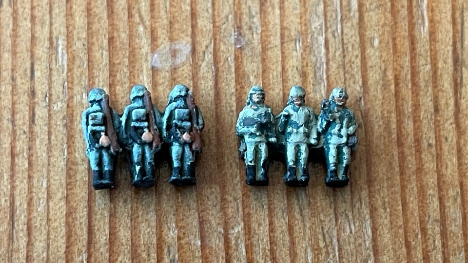 GHQ German WWII Micro Armor (1/285 Scale): Infantry Rifle Company--#G76 ...