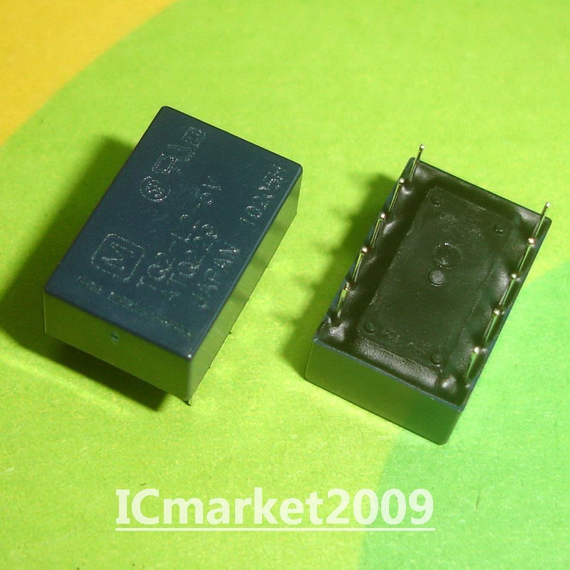 10 PCS TQ2-L2-5V DIP-10 2 Coil Latching Signal Relay, DPDT, Low Profile ...