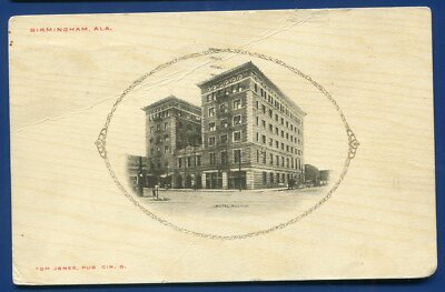 Birmingham Alabama al Hotel Hillman oval picture postcard | eBay