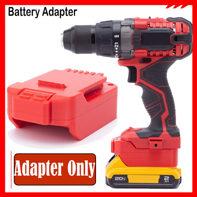 For Dewalt 20V MAX Li-ion Battery Adapter to Fits Bauer 20V Cordless ...