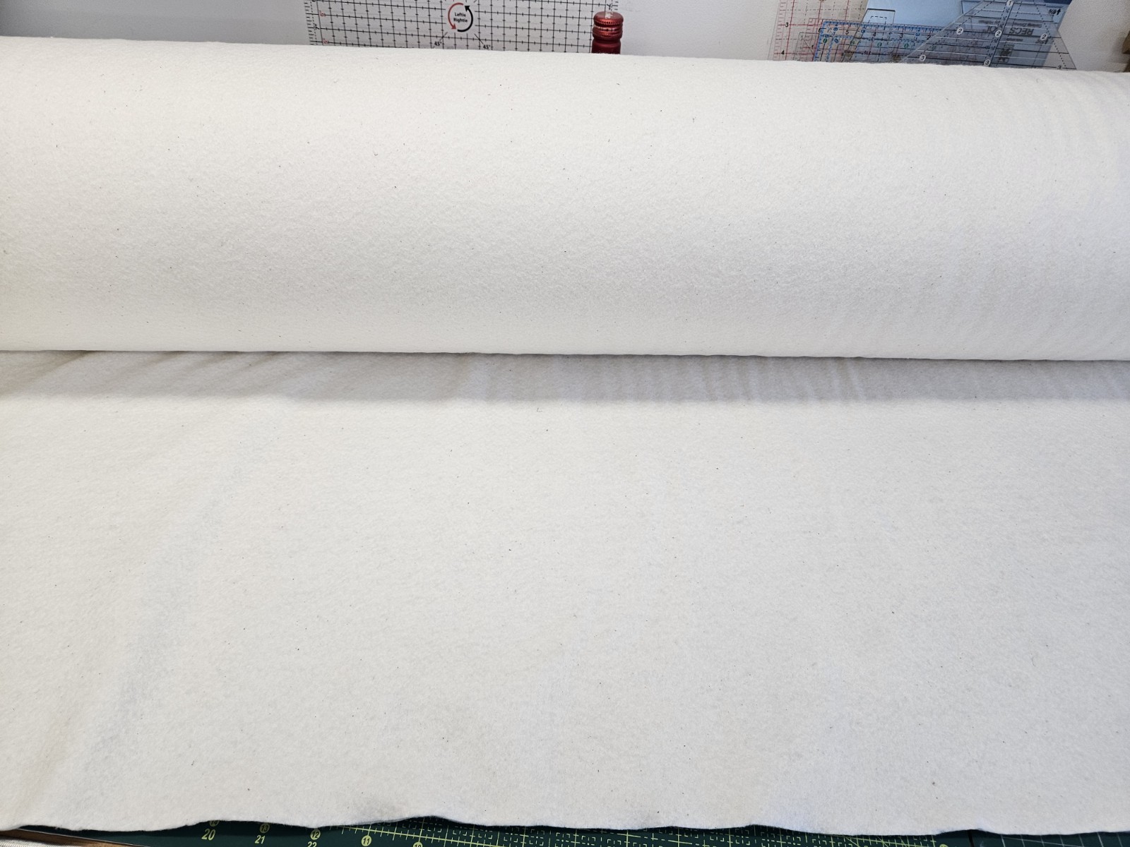 100% Cotton Quilt Batting Wadding 90" Wide Katahdin Summer Weight by ...
