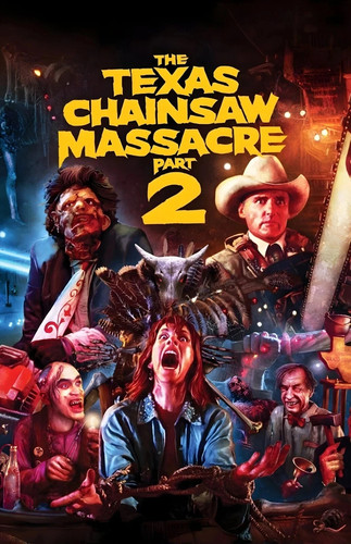 Texas Chainsaw Massacre Part 2 Poster 1986 Horror Movie Vintage Wall ...