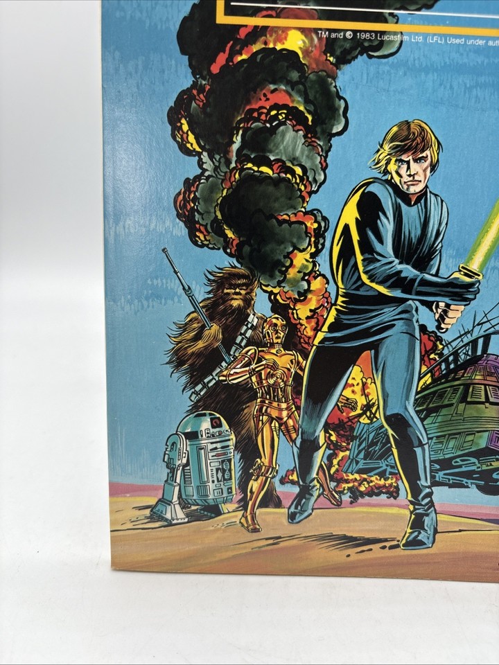1983 Star Wars ROTJ Return Jedi Marvel Comic Story Book Full Color ...