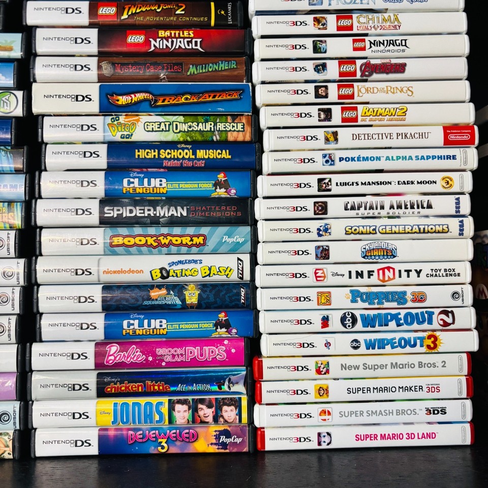 U PICK - Nintendo DS 2DS 3DS Games Super Mario Sonic Lego Star Wars ...
