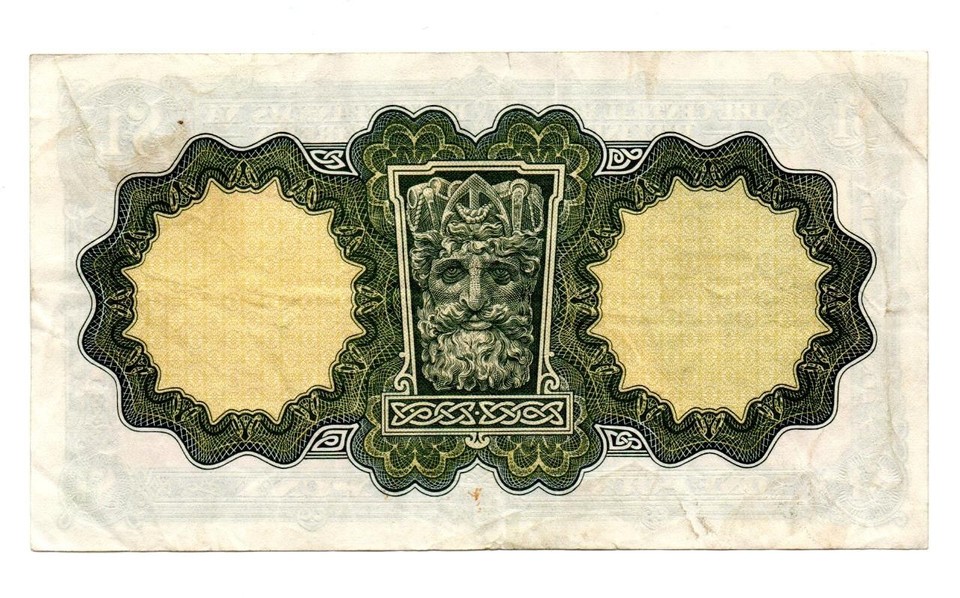 Lady Lavery / Central Bank of Ireland, One Pound / One Punt, 30 Sept ...