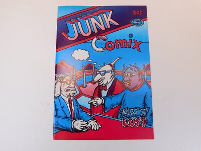 Junk Comix 9.2 NM- Underground Comic - Color Variant RED/BLUE Missing ...
